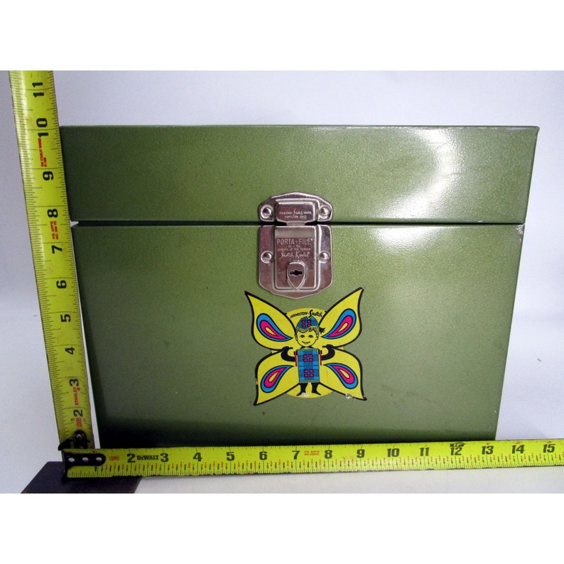 Vintage Hamilton Metal Letter Size Skotch Porta File Skotch Kooler File ...