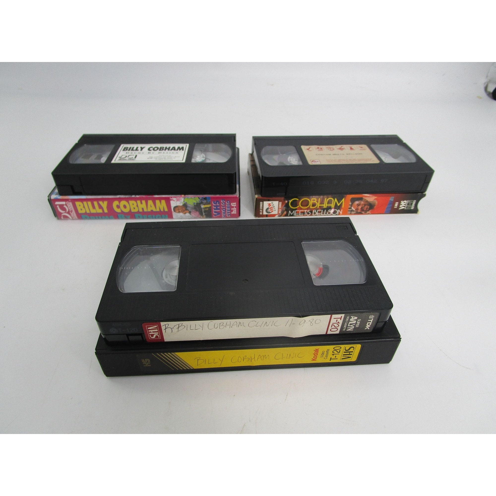 Vintage VHS Drum Instructional Videos VHS Tested Billy Cobham - Etsy