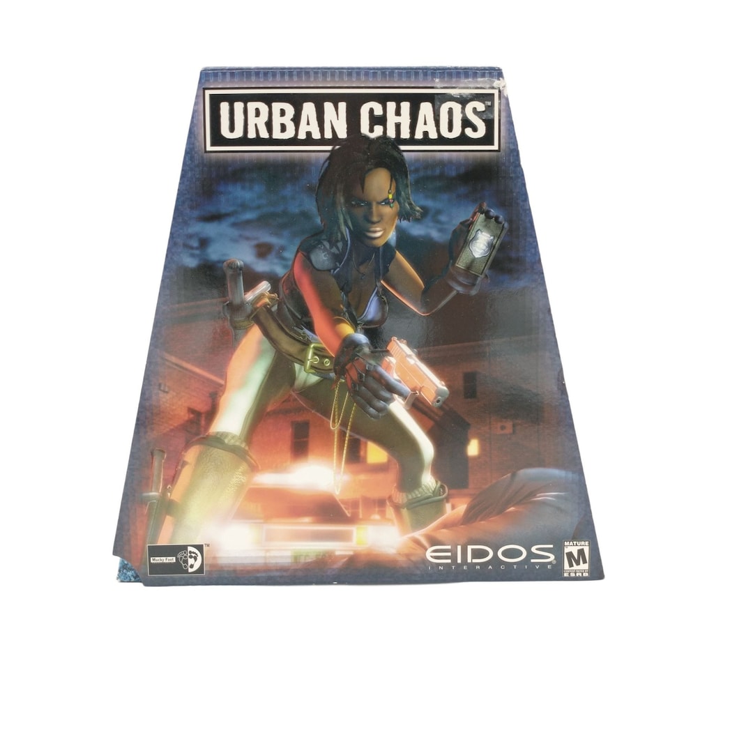 Vintage New Urban Chaos Eidos PC Cd-rom Software Game 1999 Big Box ...