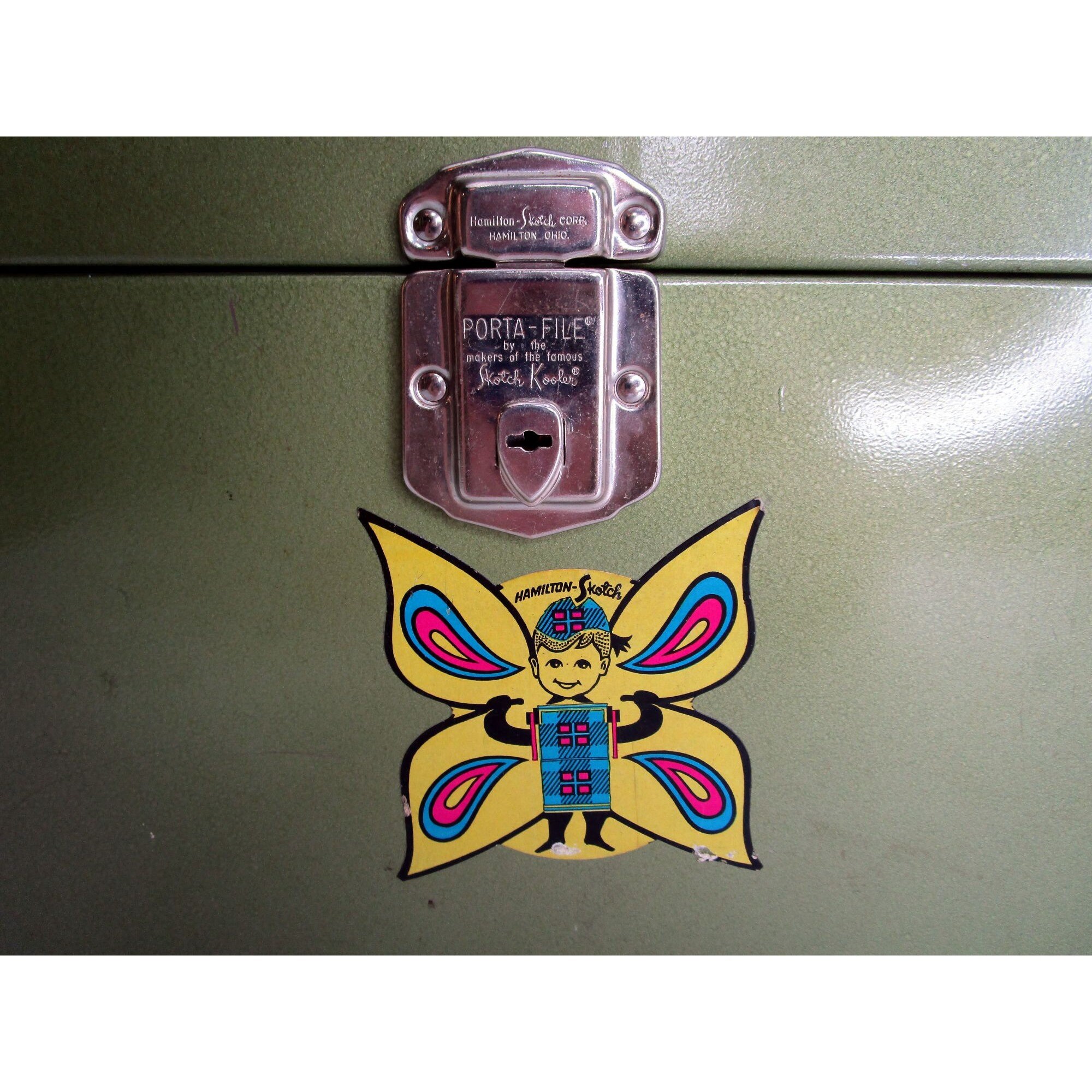 Vintage Hamilton Metal Letter Size Skotch Porta File Skotch Kooler File ...