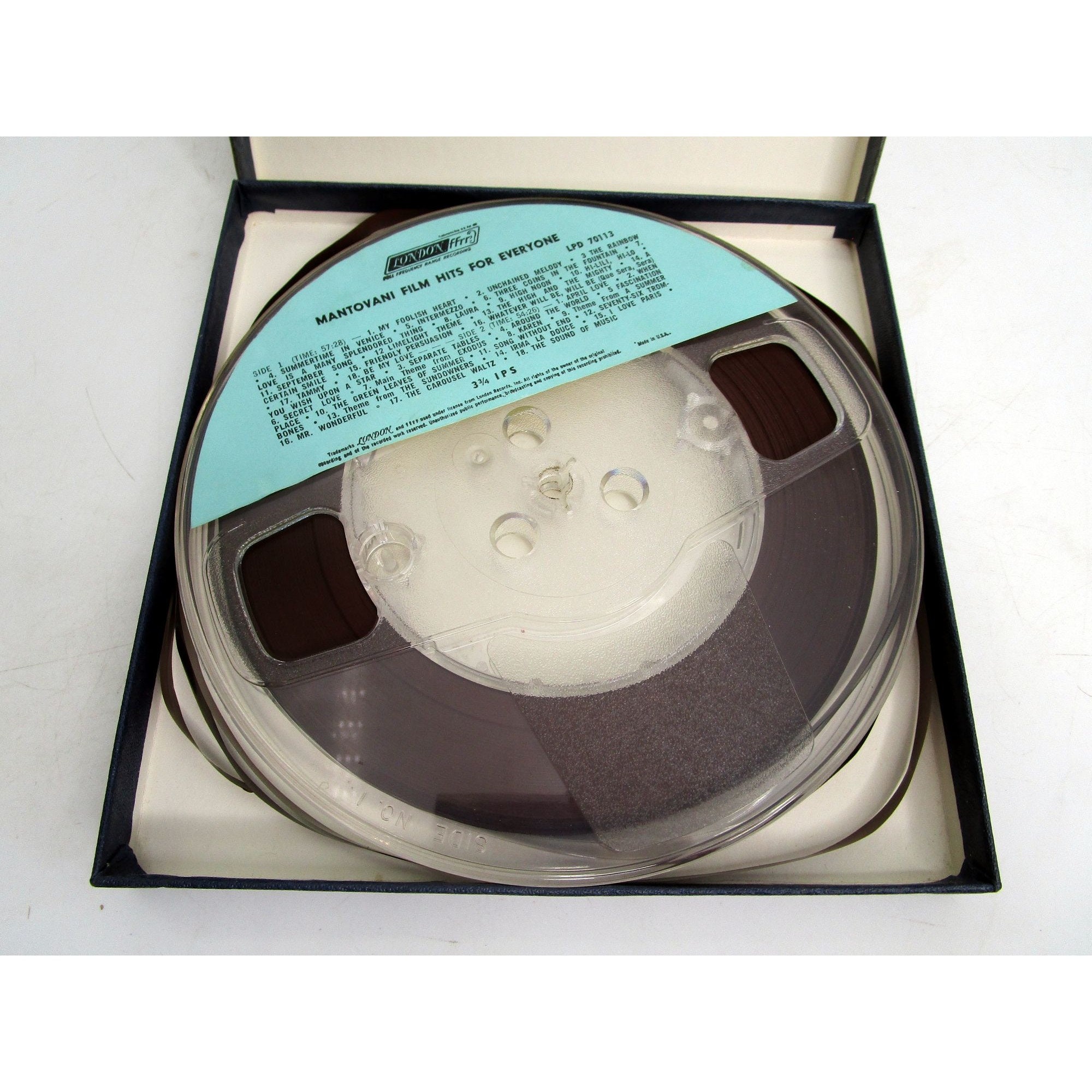 Vintage Triple Album Reel to Reel Mantovani Film Hits for Everyone ...