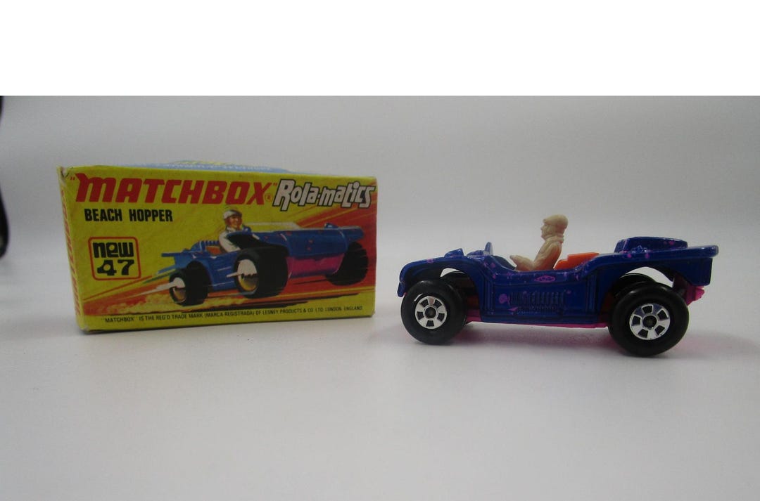 Vintage Matchbox 1973 Rolamatics Beach Hopper No.47 Diecast Toy Car With Original Box - Etsy