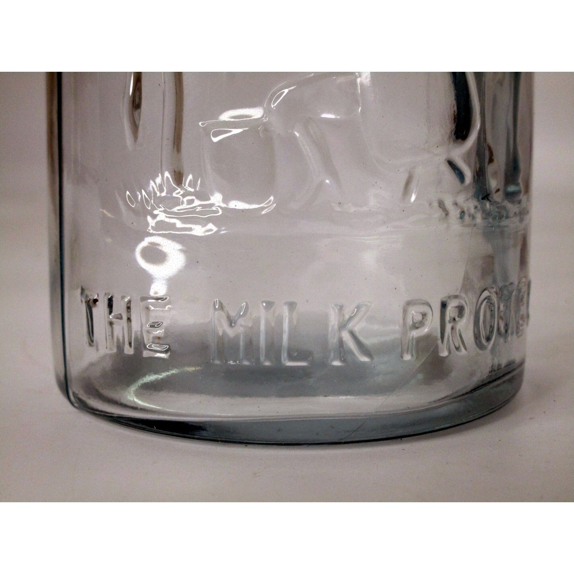 Antique Absolutely Pure Milk Bottle Embossed Cow on Side Italy 1950s - Etsy