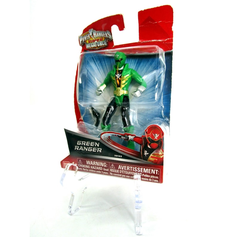 Vintage Bandai Saban's Power Rangers Super Megaforce Green Ranger ...