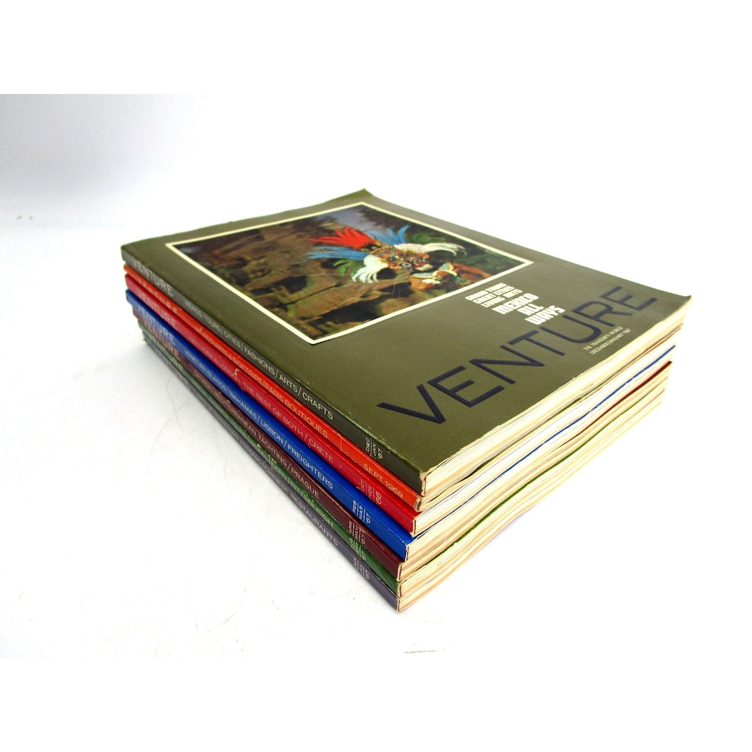 Vintage Lot of 7 Venture Travel and Photo Magazine 1966-68 - Etsy