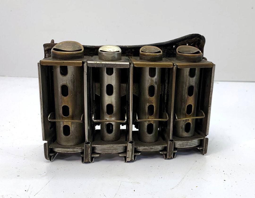 Antique Johnson Fare Box Company Chicago Bus Coin Changer and Leather ...