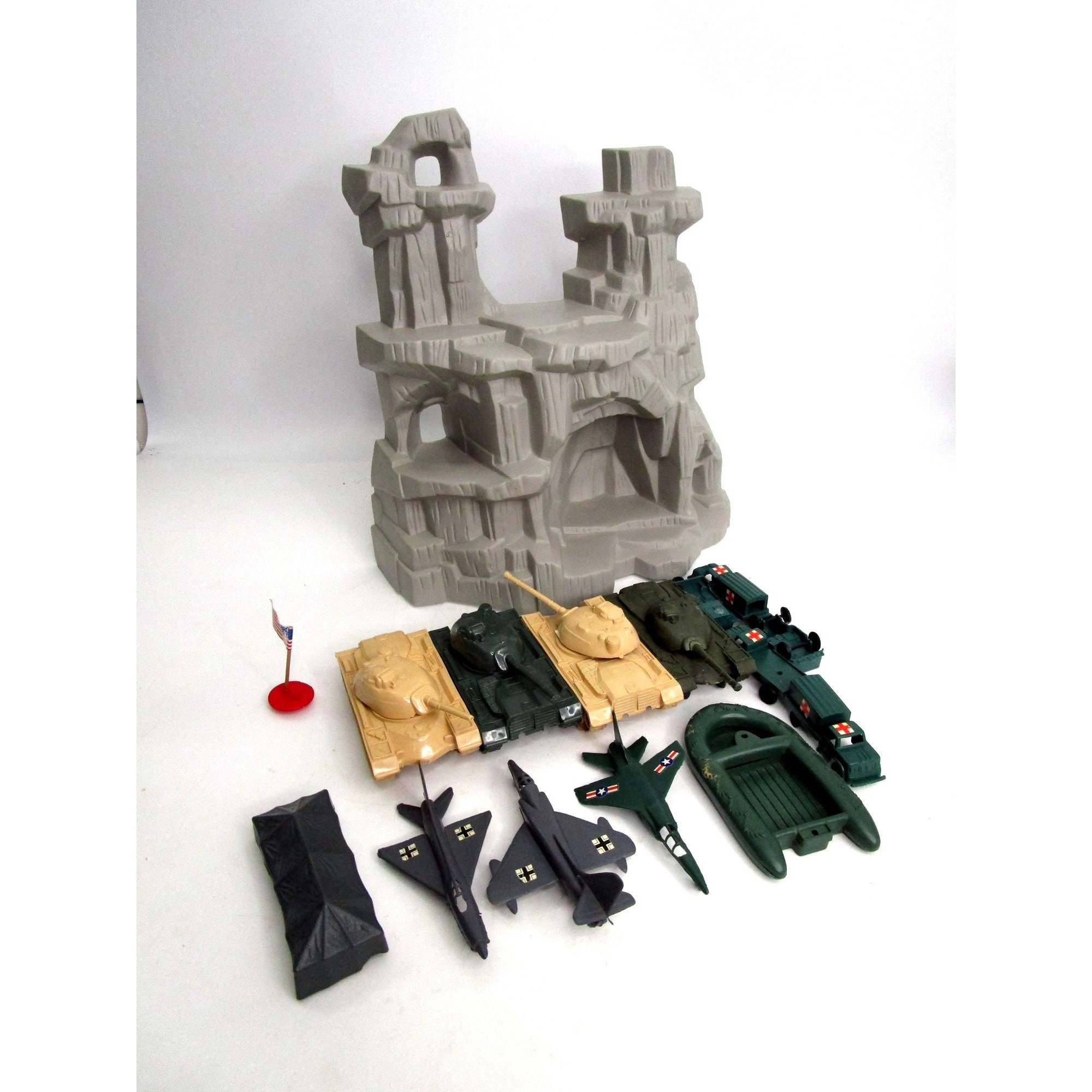 Vintage Tim Mee Toy 5740 Army Battle Mountain Playset 1980s USA - Etsy