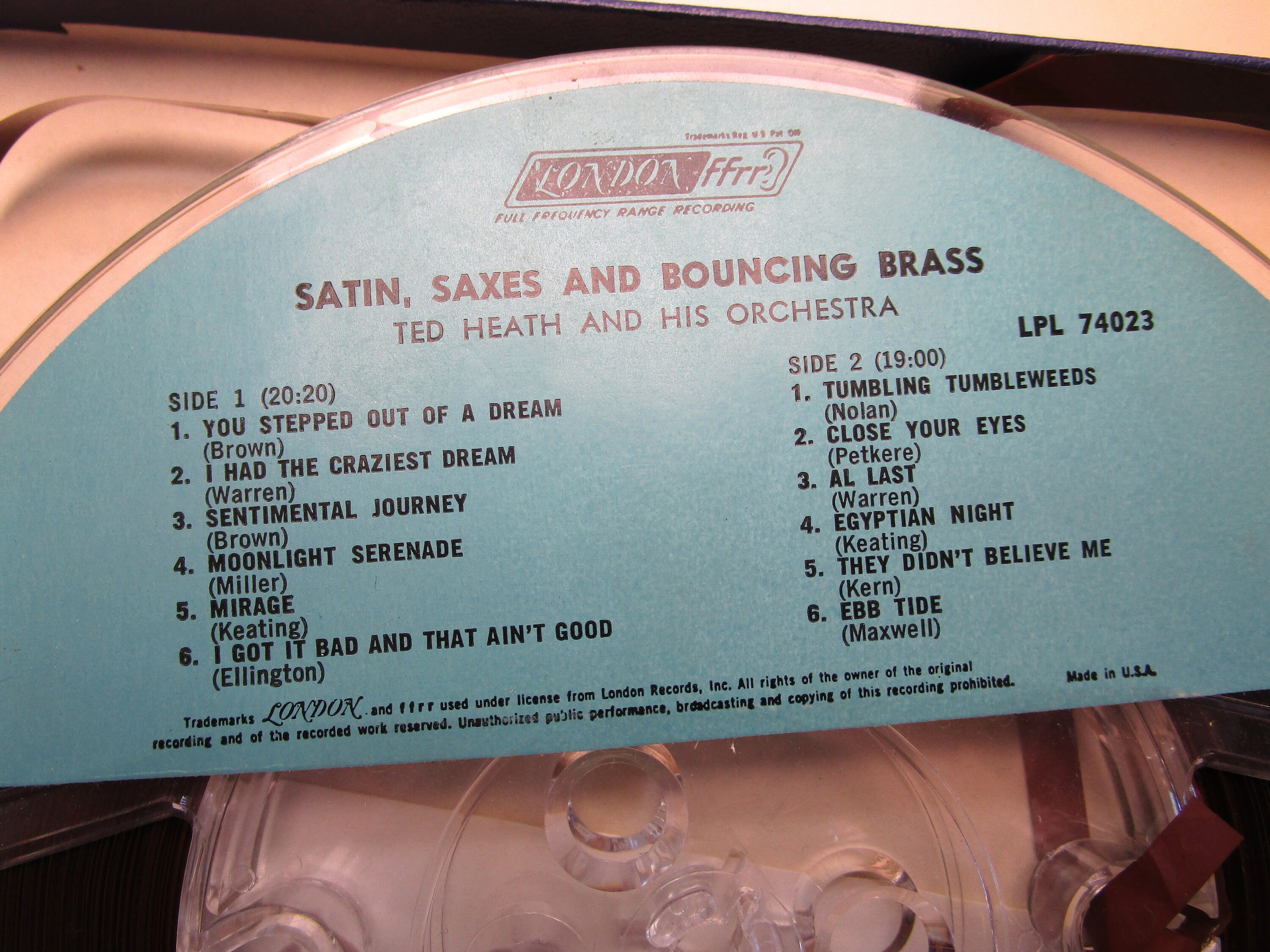 Ted Heath and His Music Satin Strings & Bouncing Brass 1963 London Reel ...