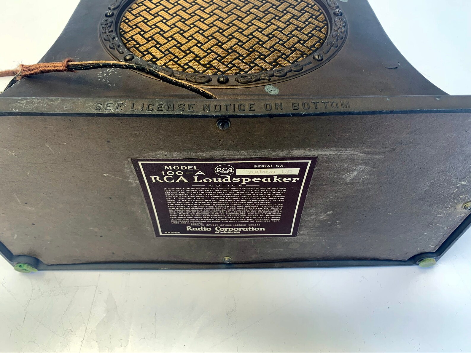 Rare Antique RCA Radiola Model 100-A Loudspeaker Bakelite Speaker - Etsy