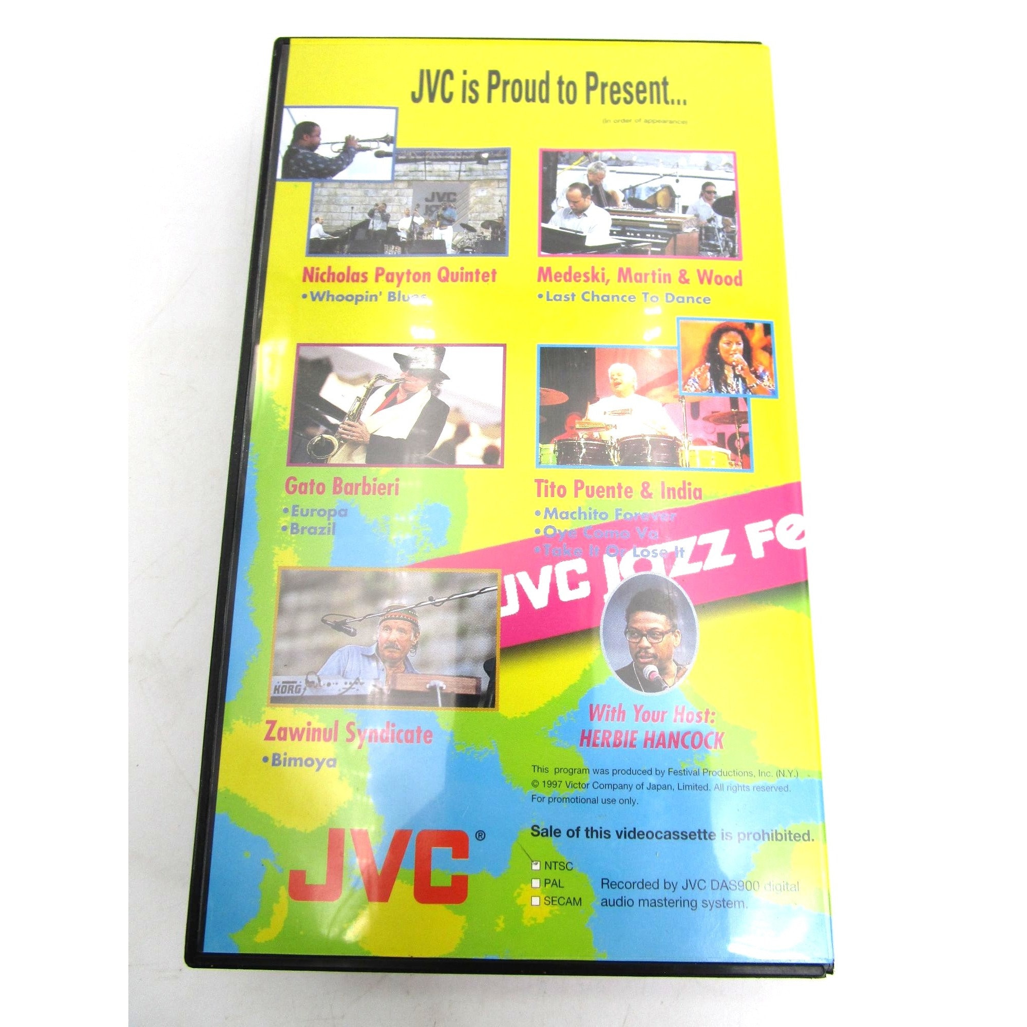Vintage VHS Lot of 3 JVC Newport Jazz Festival Live Jazz Performances ...