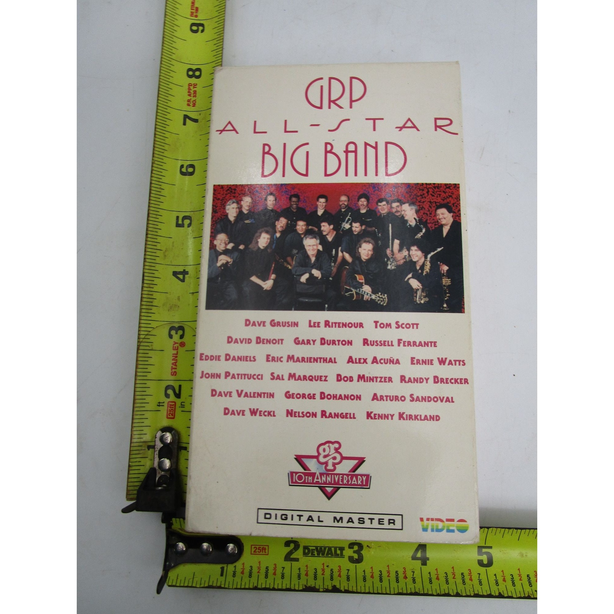 Rare Vintage VHS Cassette GRP All Star Big Band 10th Anniversary Jazz ...