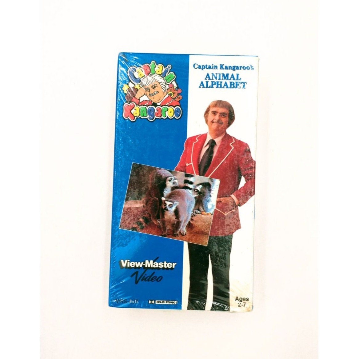 Rare Vintage VHS Captain Kangaroo Animal Alphabet Educational Learning ...