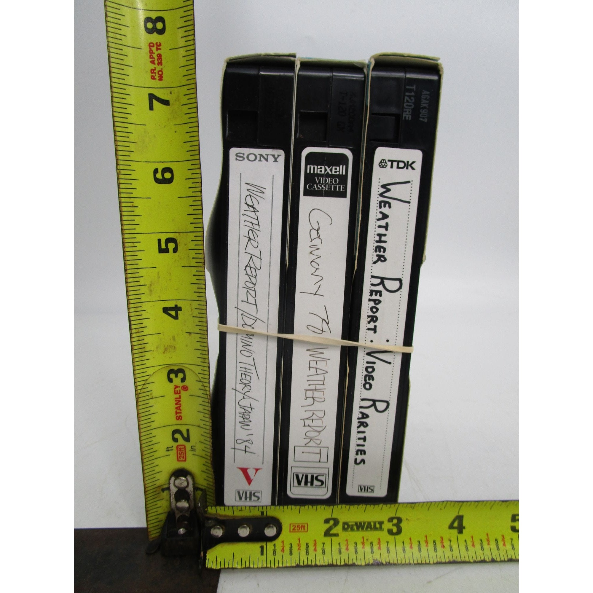 Vintage VHS Lot of Three Progressive Rock Performances Weather Report ...