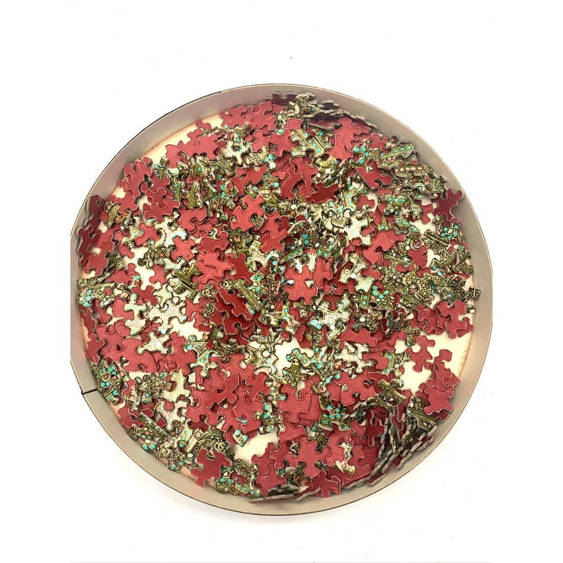 Vintage Springbok Psychedelic Circular Puzzle Nepalese Mandala 18th ...