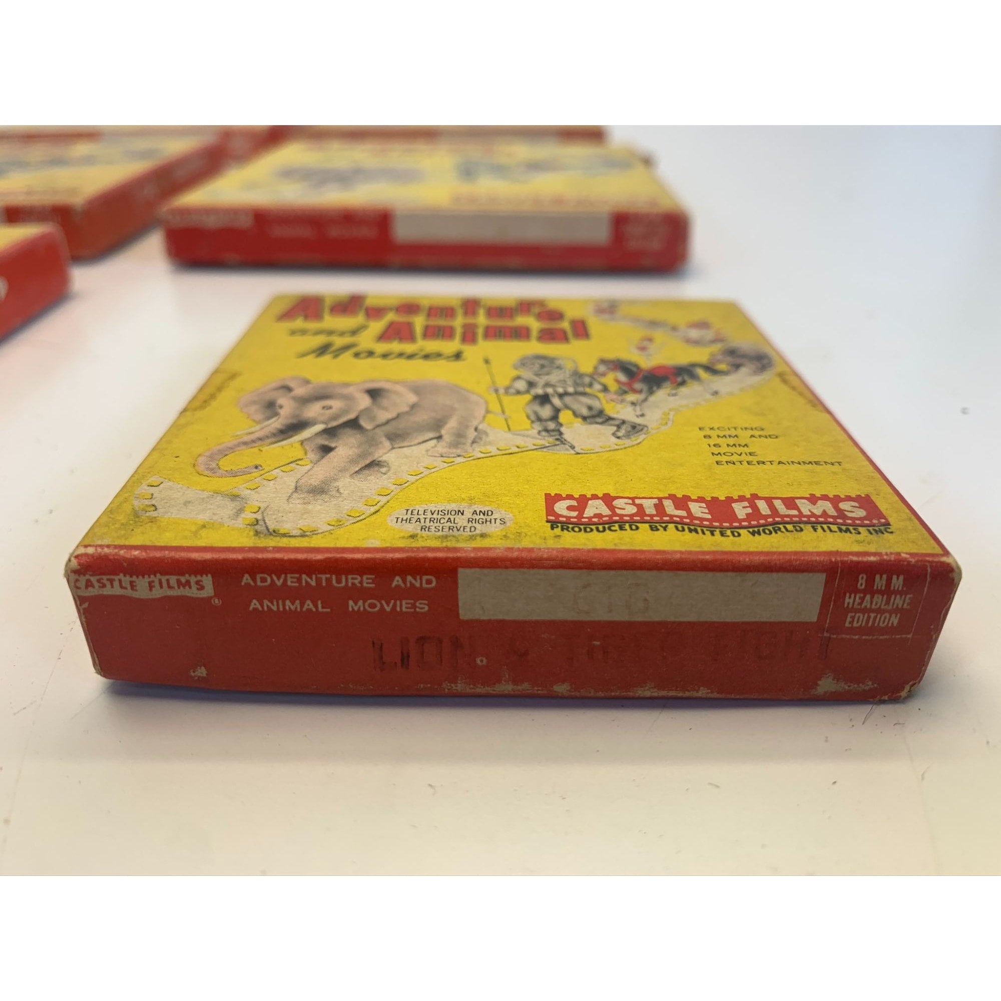 Vintage 8mm Film Reels Set Adventure Animals and Movies Castle Films ...