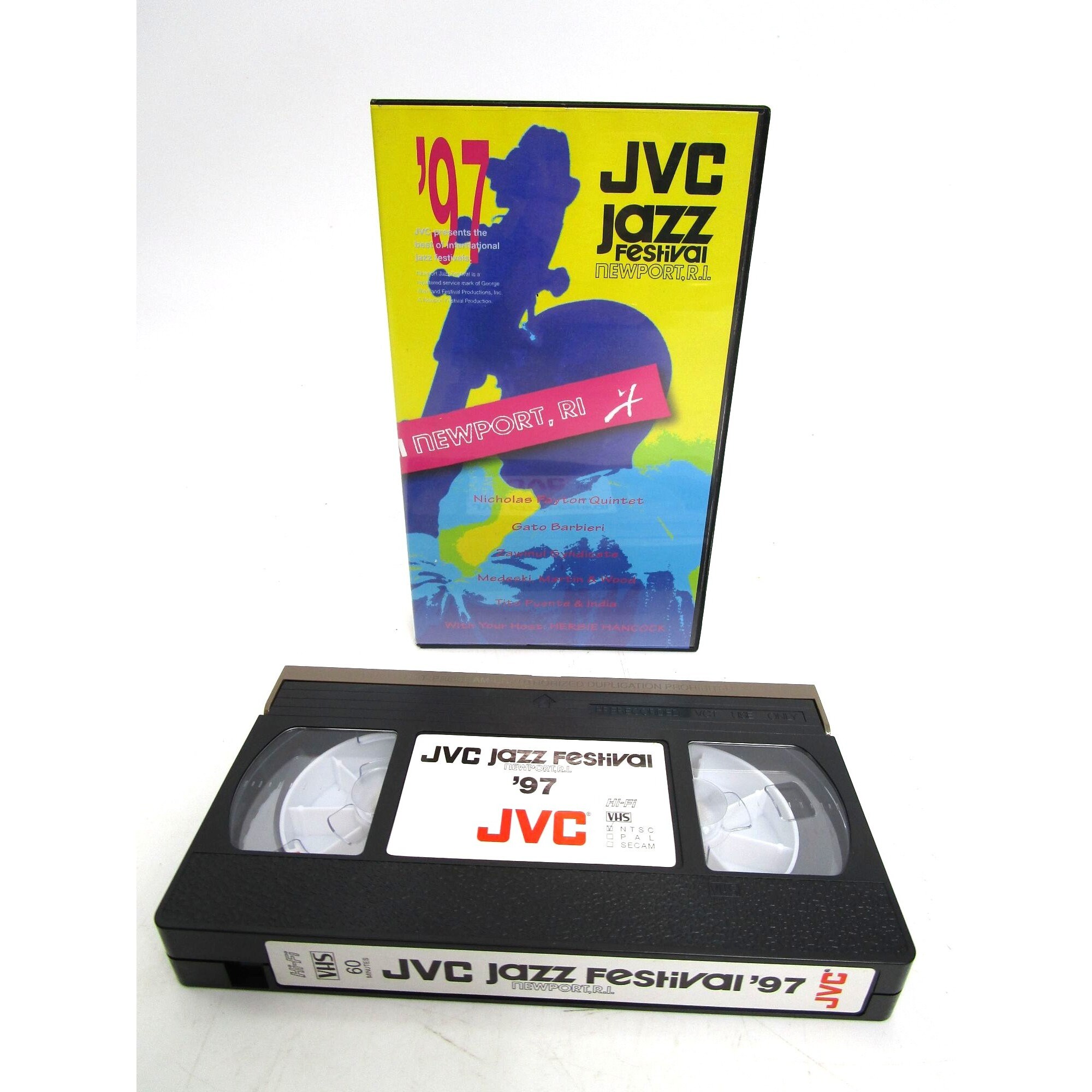 Vintage VHS Lot of 3 JVC Newport Jazz Festival Live Jazz Performances ...
