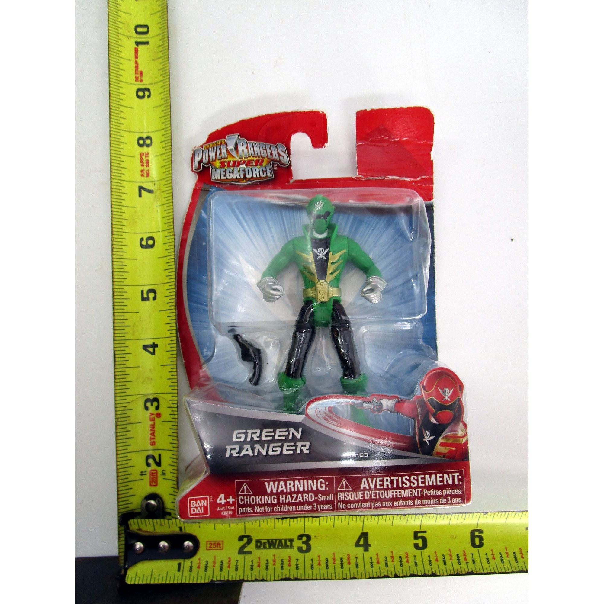 Vintage Bandai Saban's Power Rangers Super Megaforce Green Ranger ...
