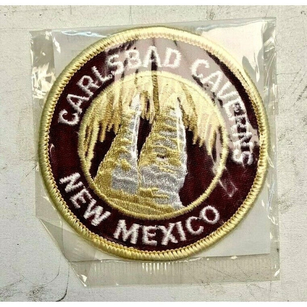 B and B Vintage Carlsbad Caverns Patch Swag New Old Stock Factory ...
