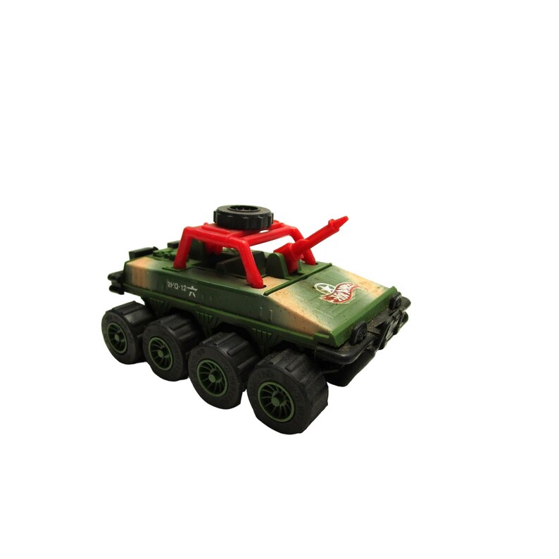 Rare Mattel Arco Hot Wheels 8 Wheel Drive Military Camouflage Vehicle ...
