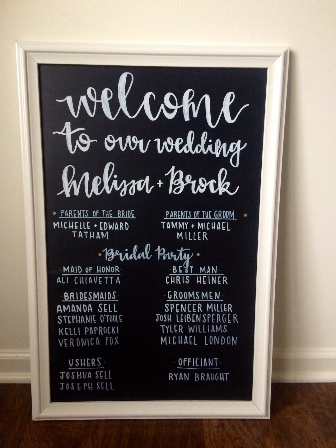 CUSTOM Wedding Signage - Etsy