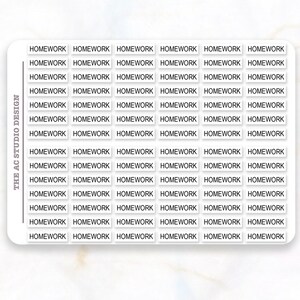 Clear School Planner Stickers, Student Planner Stickers, College ...