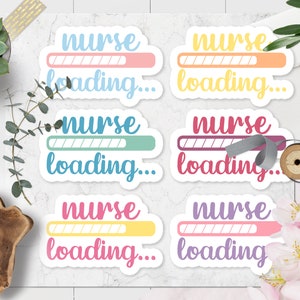 Future Nurse Sticker Pack, Nursing Student, Nurse Loading Stickers (set ...