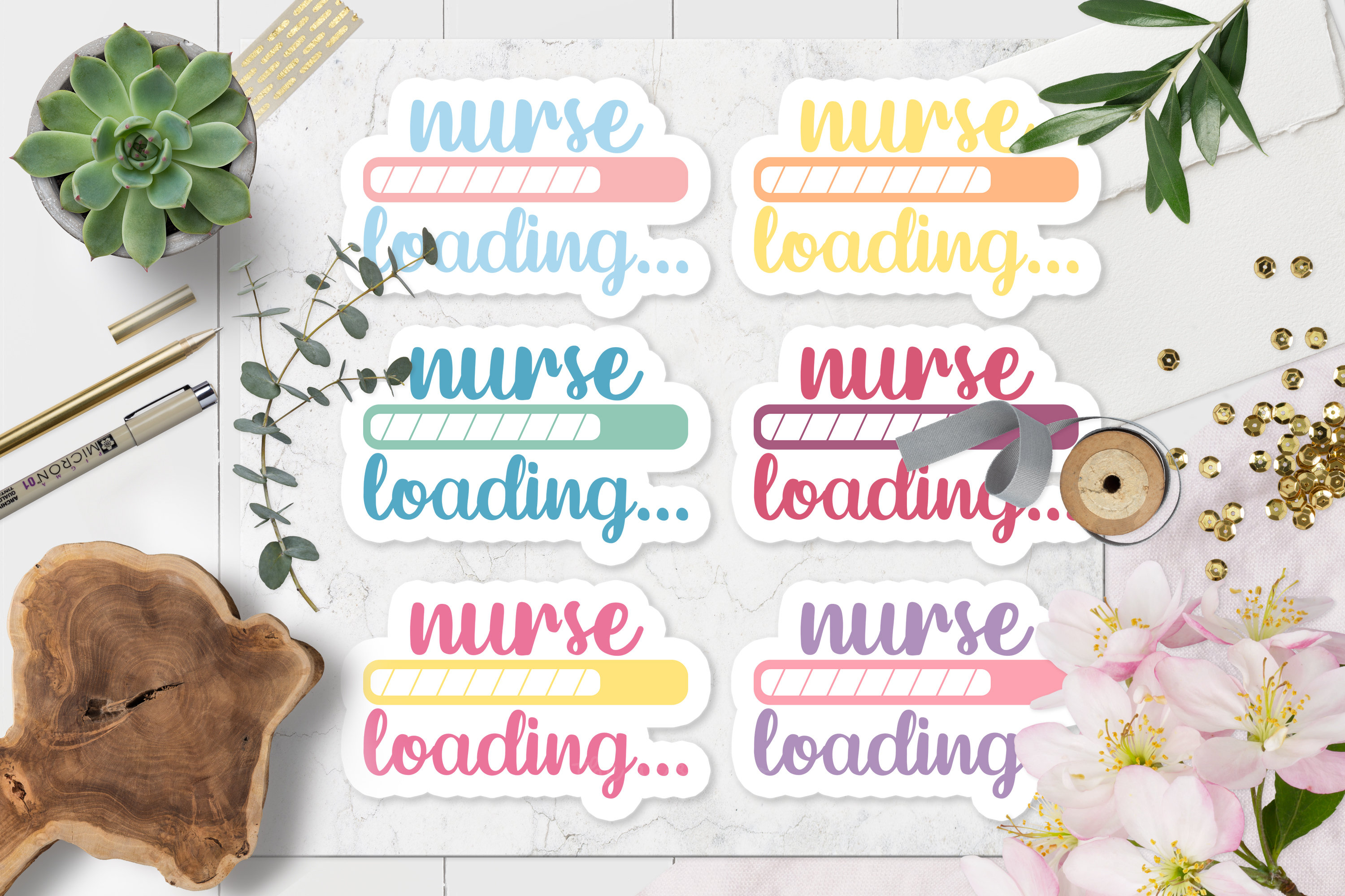 Future Nurse Sticker Pack Nursing Student Nurse Loading - Etsy