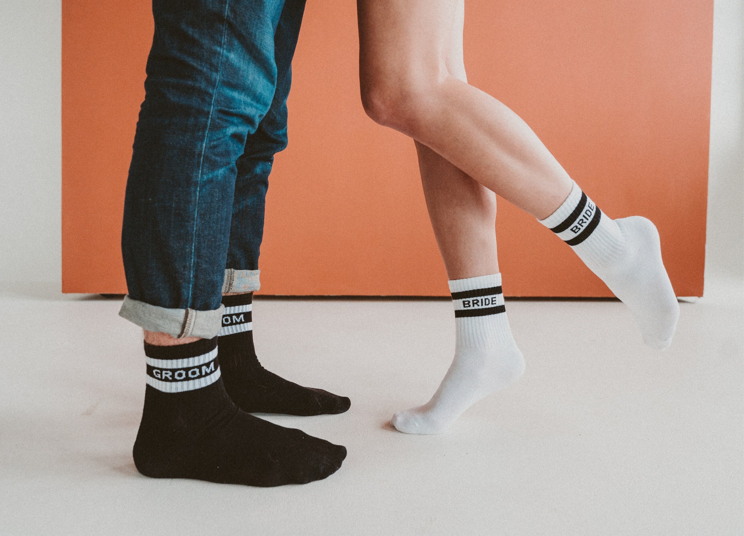 Bride and Team Bride Socks Bachelorette Gift Bridal Party - Etsy