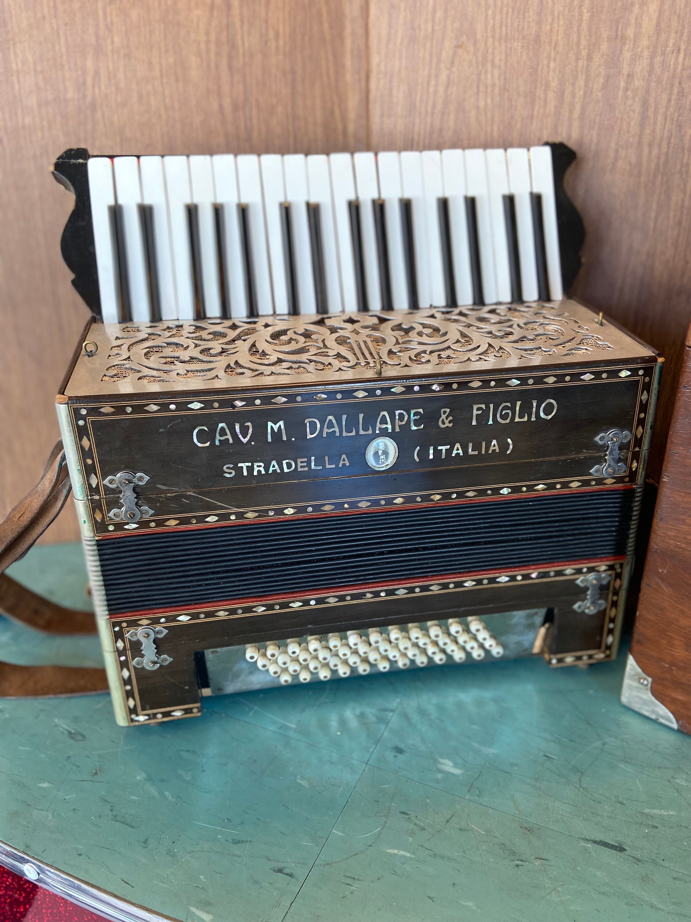 Antique Accordion Dallape Figlio 1890s Stradella Italia - Etsy