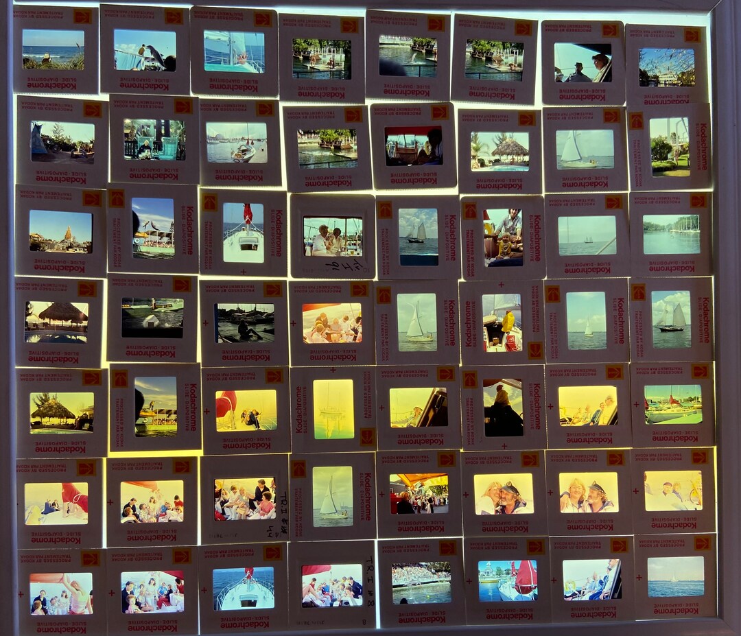 56 Vintage Slides Photo Cardboard Mount Collage Mixed Media - Etsy