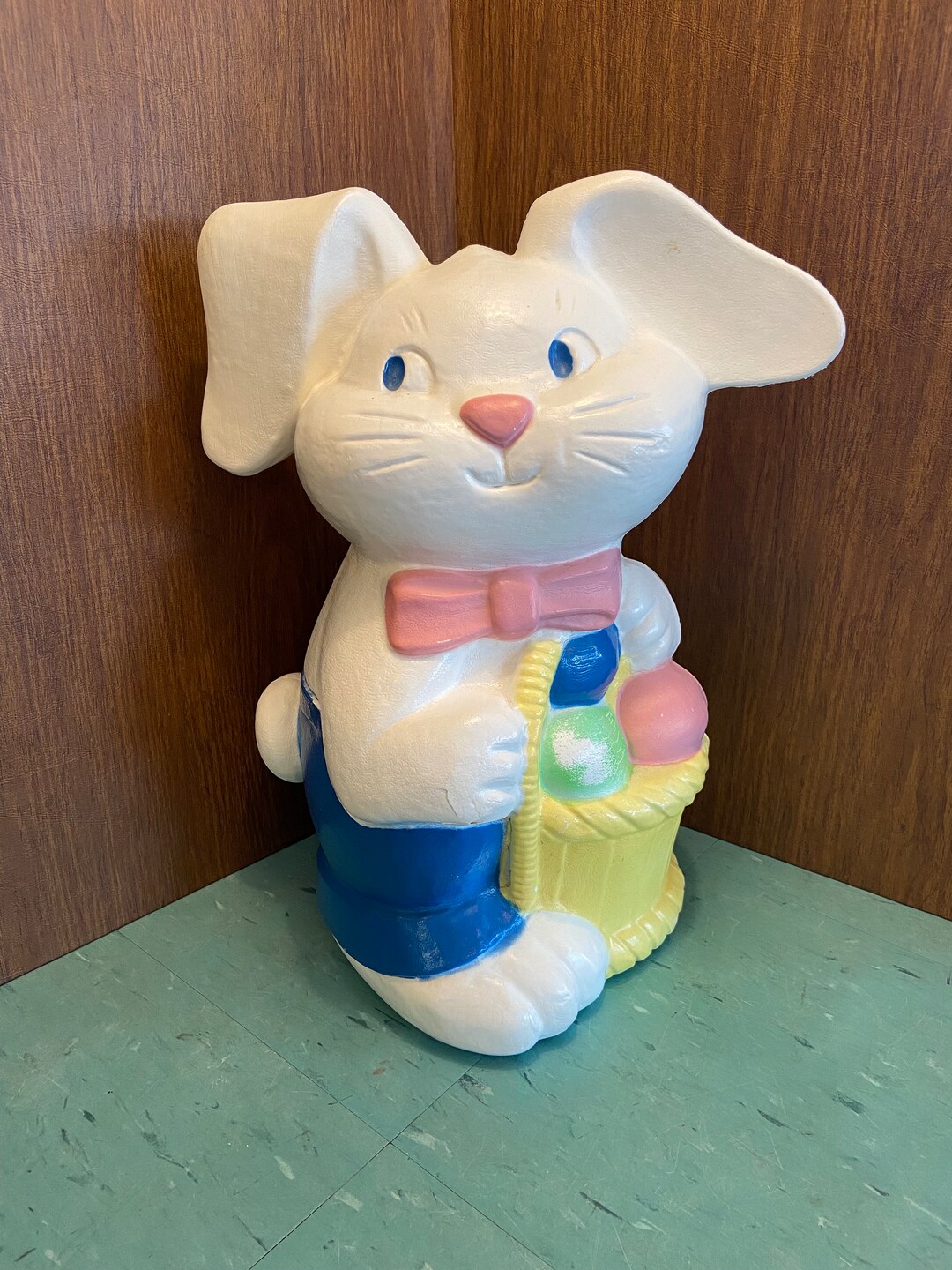 Blow Mold Easter Bunny Vintage Kitschy Canada - Etsy