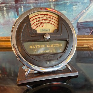 Vintage Calendar 1930s Art Deco CALENDOX MAJOR Winnipeg Canada Mayers ...