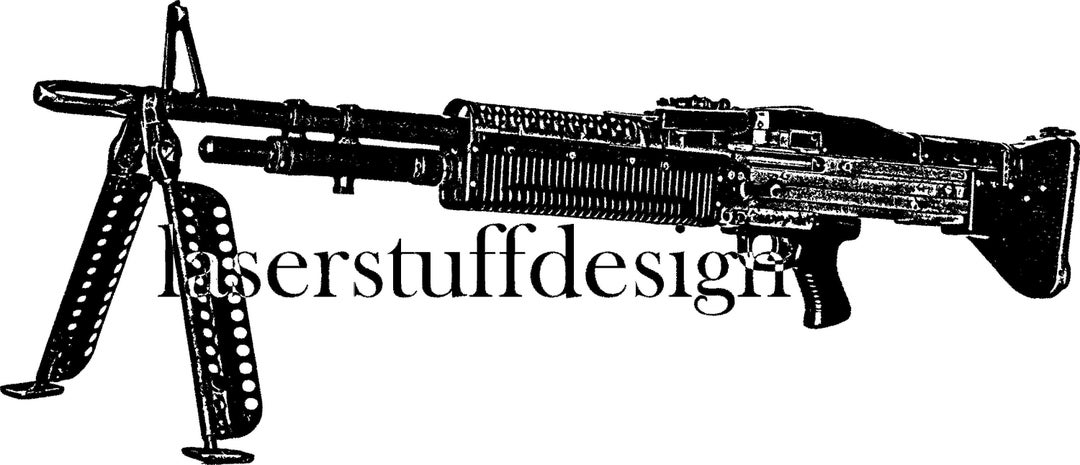 M60 Machine Gun Vector Svg File - Etsy