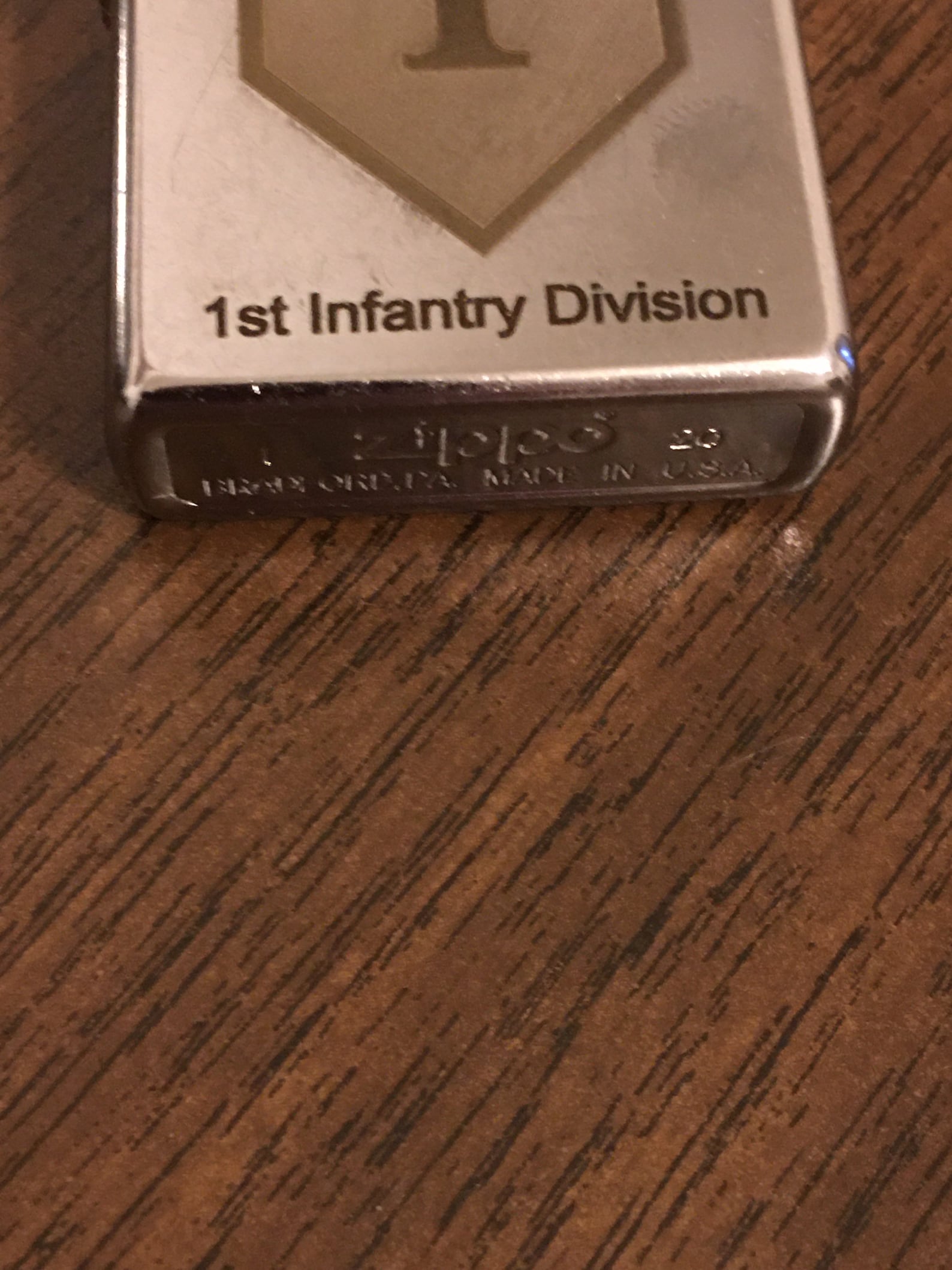 Zippo Lighter 1st Infantry - Etsy