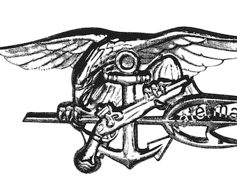 Navy Seal Trident SVG,DXF, PNG, Eps, Pdf, Digital Download - Etsy