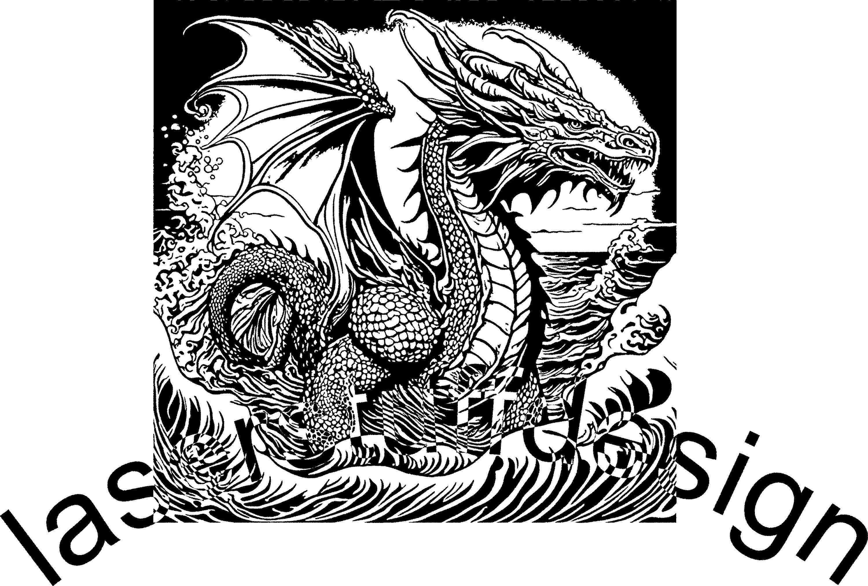 Dragon Vector SVG - Etsy