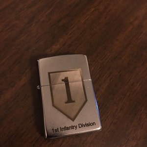 Zippo Lighter 1st Infantry - Etsy