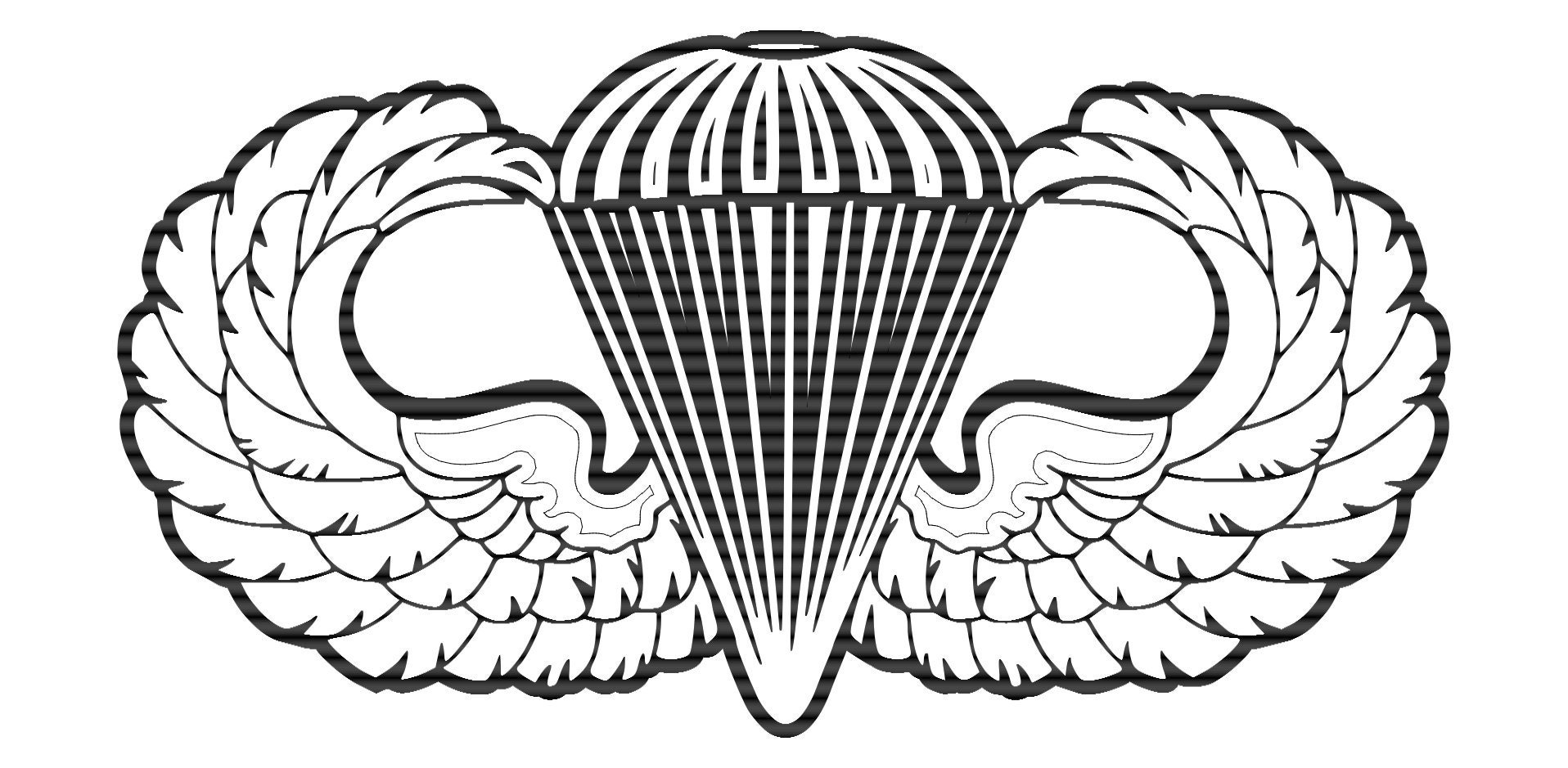 Airborne Tattoos Jump Wings