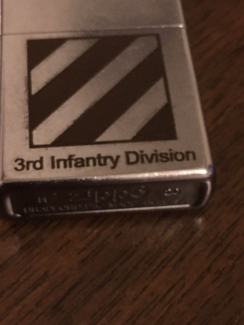 Zippo Lighter 3rd Infantry - Etsy
