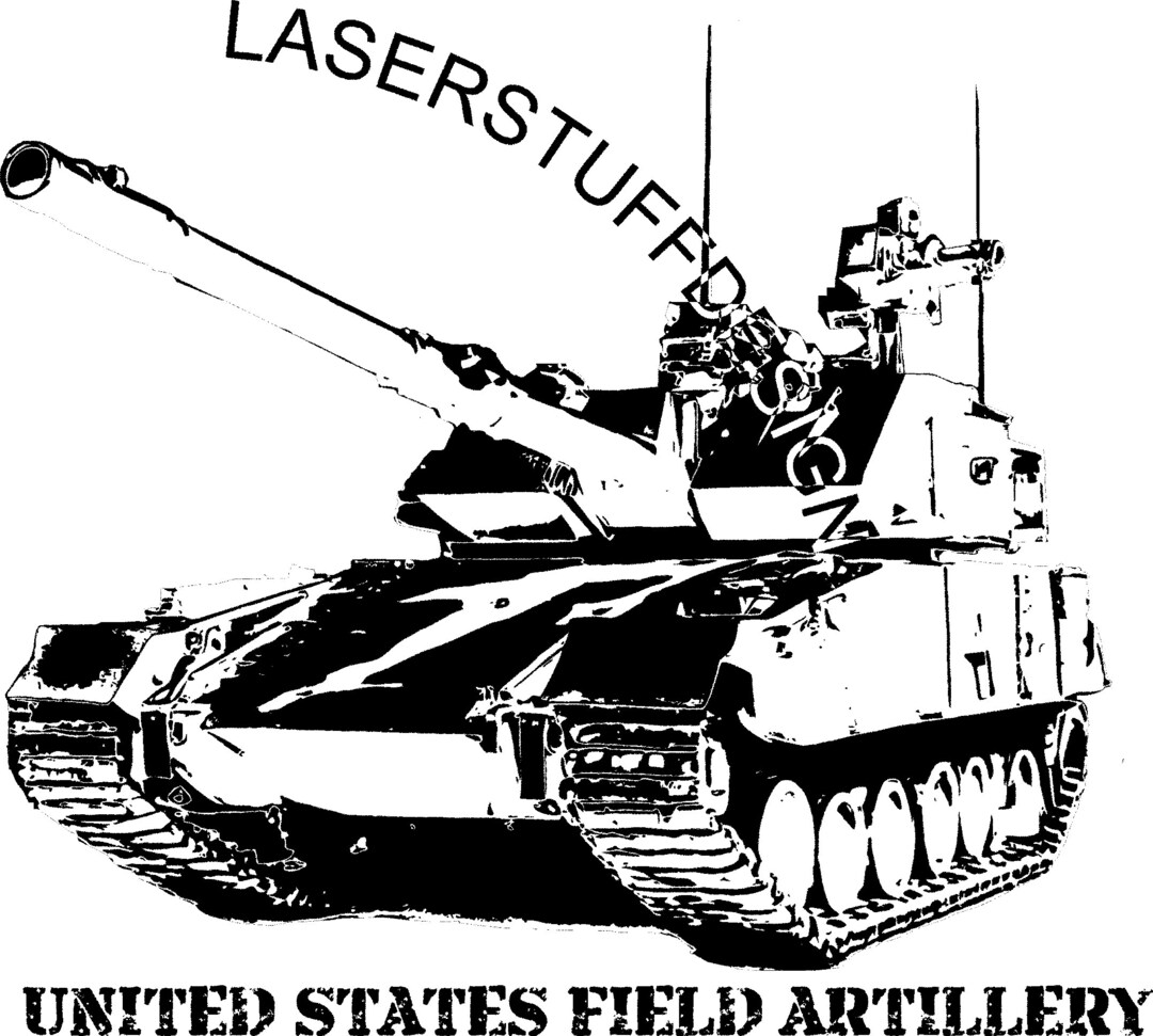 M109 Howitzer Vector File SVG - Etsy