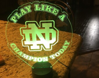 LED Notre Dame Sign. Bedroom Man Cave Arcade Bar. | Etsy