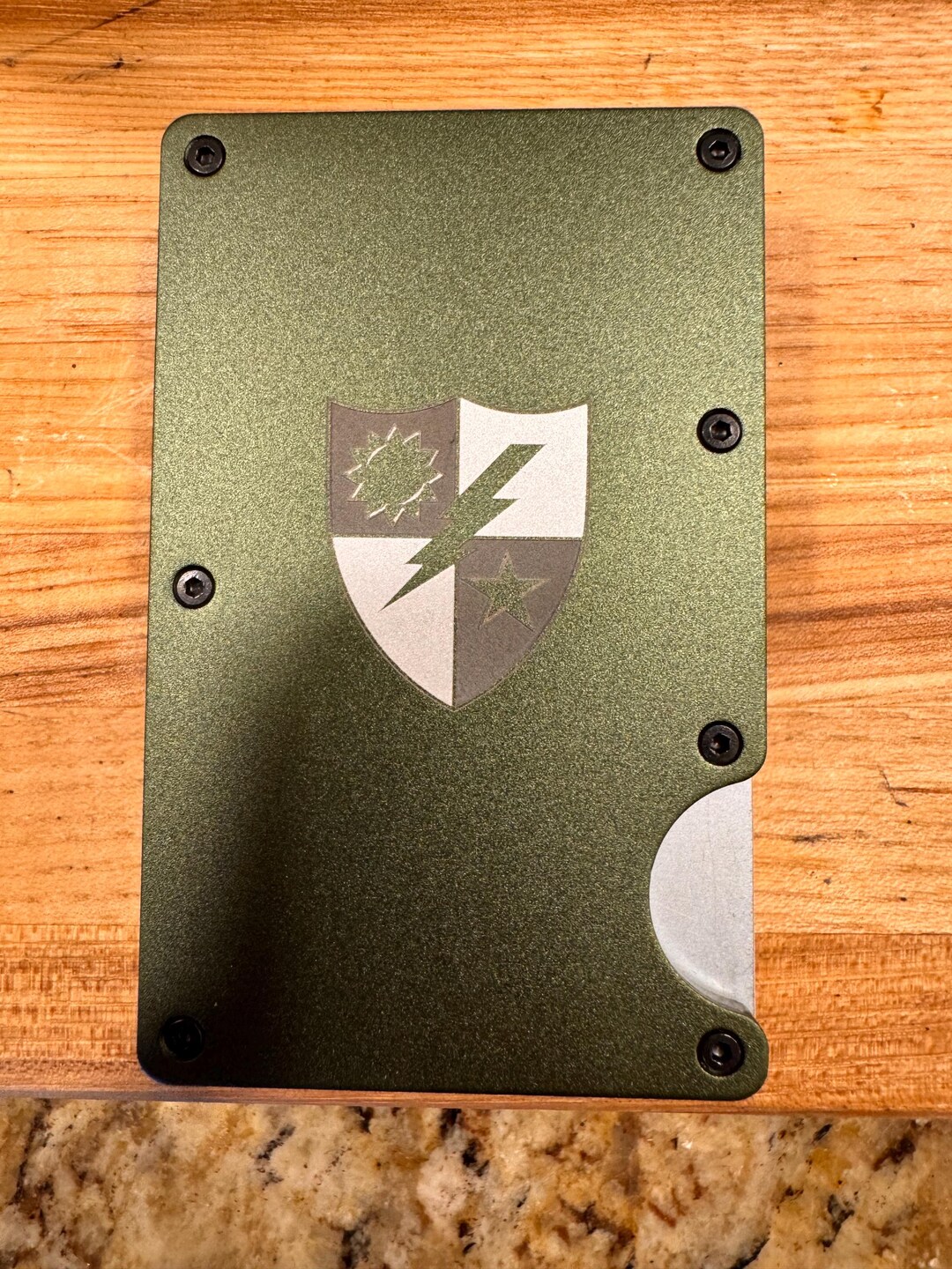 Anodized, Aluminum, Laser, Engraved Card Wallet - Etsy