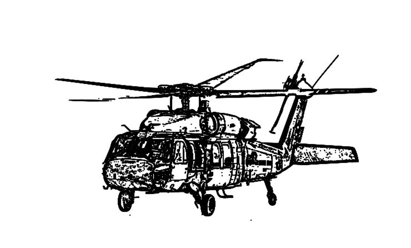 Black Hawk Helicopter SVG File - Etsy