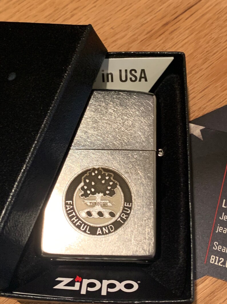 Zippo Lighter 1st Infantry - Etsy
