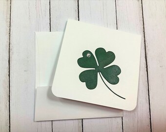 Clover Thank You Cards - Etsy