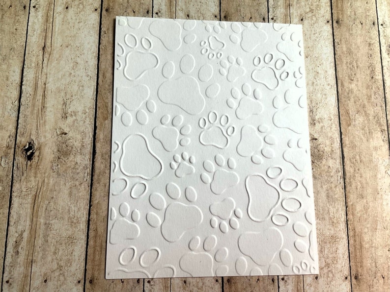 Dog Die Cut Embellishment Kit, Paw Embossed Cardstock, Scrapbooking - Etsy