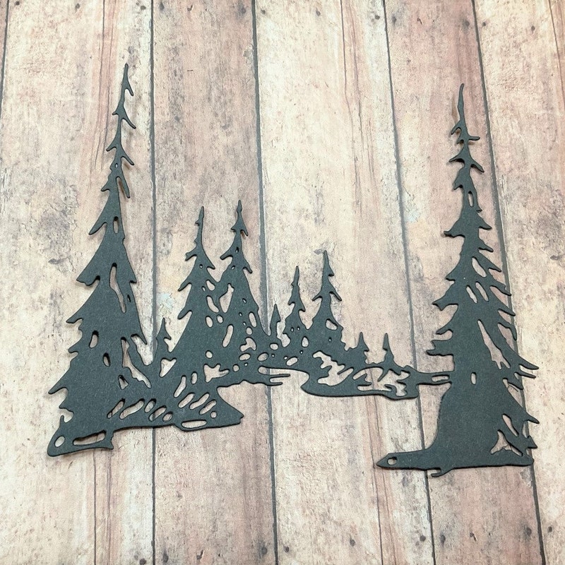 Tree Die Cuts - Etsy