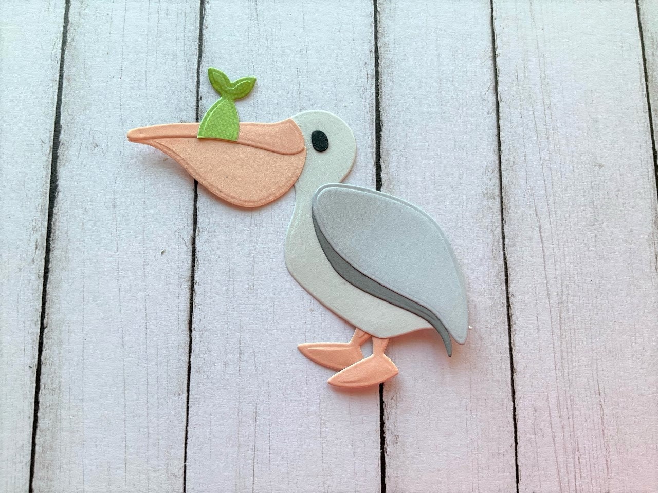 Pelican Paper Cutouts for Cardmaking, Bird Die Cuts for Scrapbooking ...