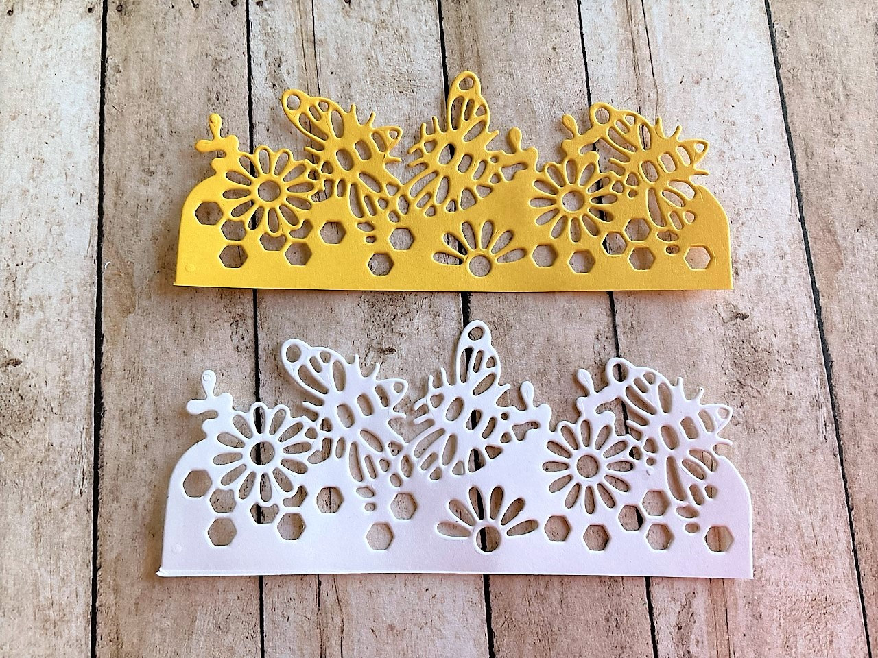 Honey Bee Edge Border Die Cut for Cardmaking DIY - Etsy