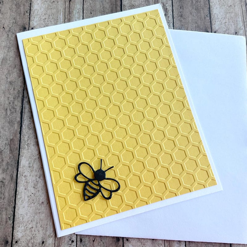 Honey Bee Card - Etsy